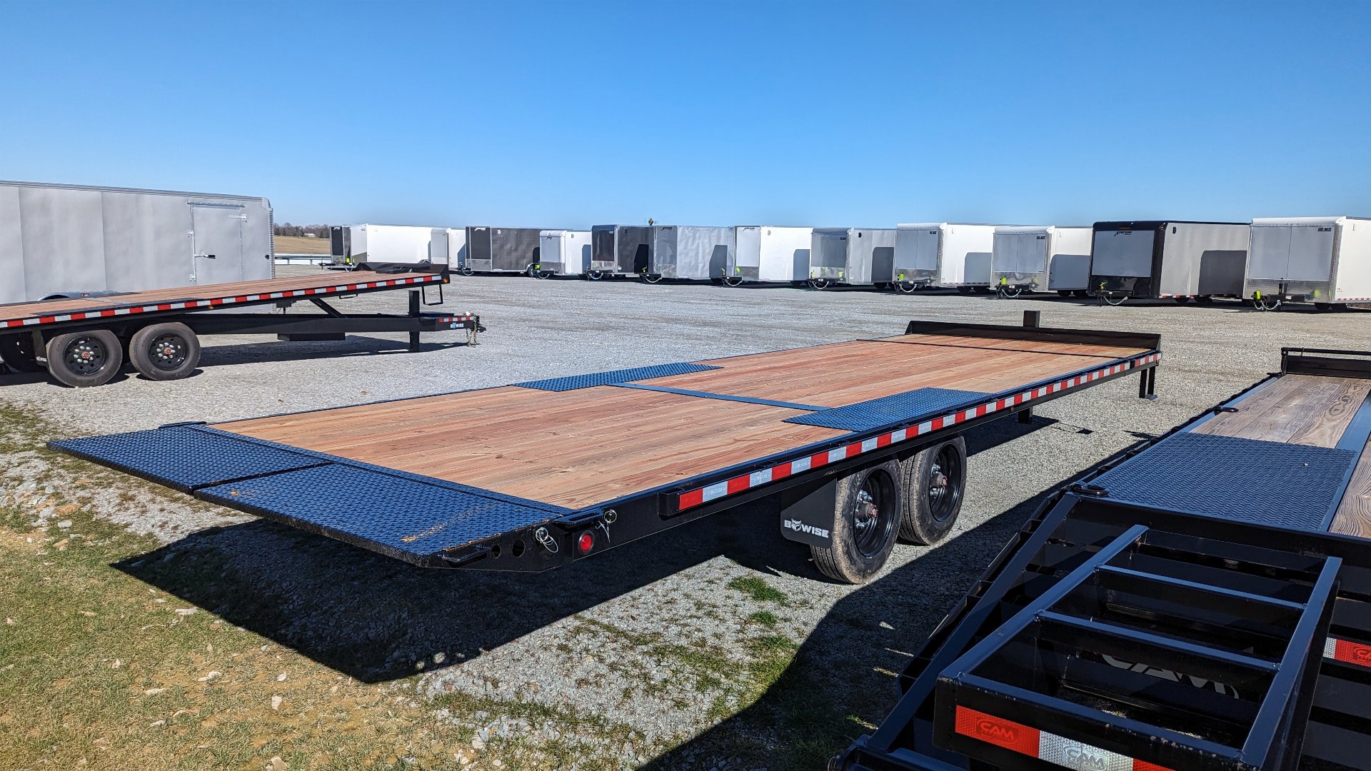 New 2024 BWise 26' (4' Stationary + 22' TILT) Deckover POWER Split Tilt ...