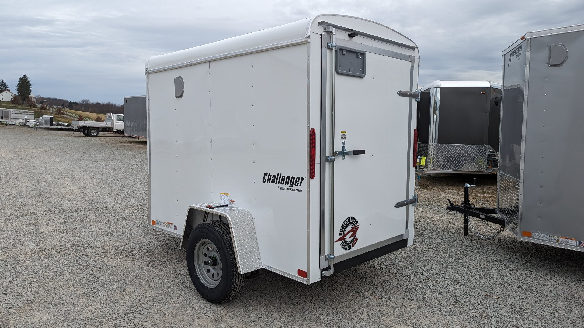 New 2024 Homesteader 5x8 Challenger Cargo Trailer w/ Ramp Door | Mount ...