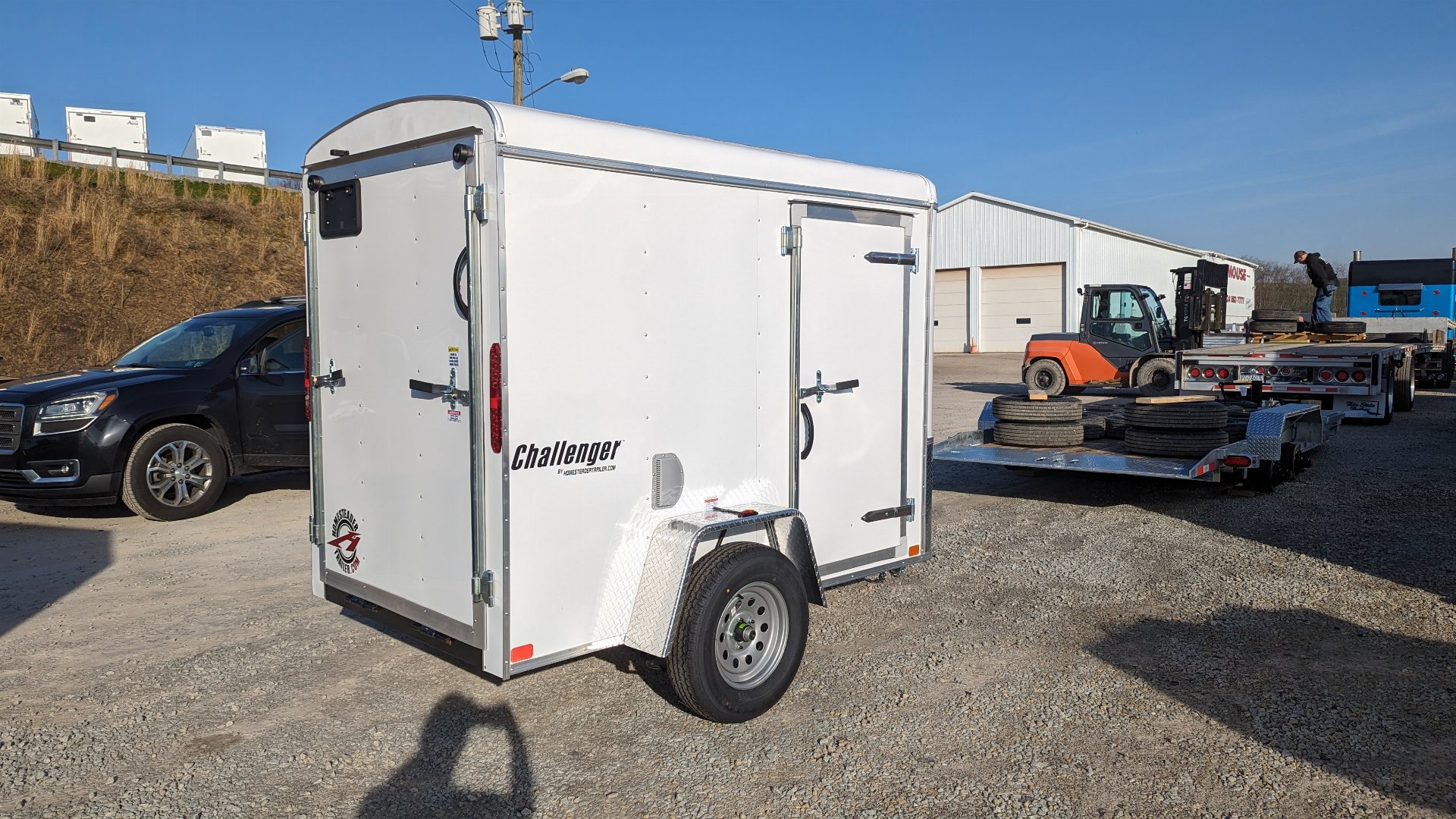 New 2024 Homesteader 5x8 Challenger Cargo Trailer w/ Ramp Door | Mount ...