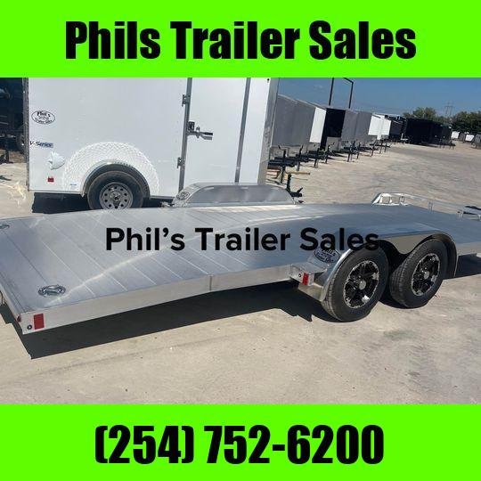 New Mission 18' ALL ALUMINUM CAR HAULER TRAILER OPEN CAR HAULER ...
