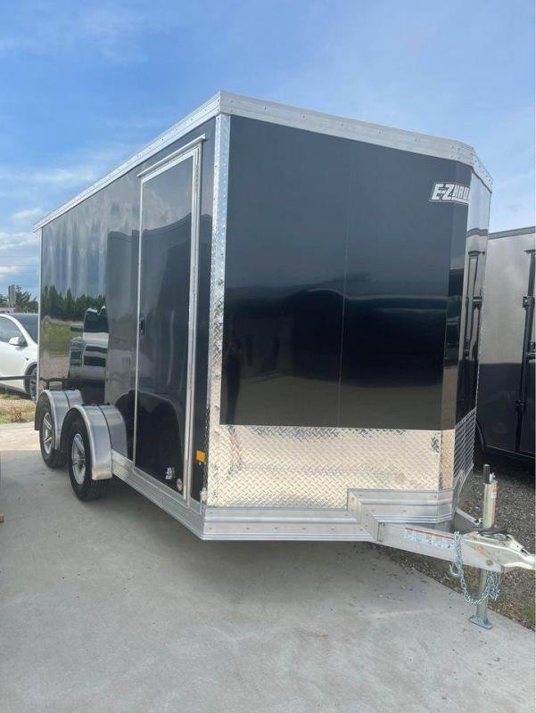 New ALL ALUMINUM 7.5X14 7'1" INTERIOR ENCLOSED TRAILER UTV TRAILER ...