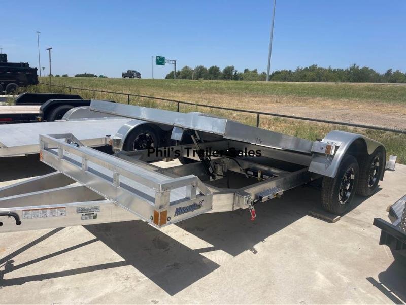 New 2024 EZ HAULER 20' ALUMINUM TILT OPEN CAR HAULER LIFE TIME WARRANTY ...