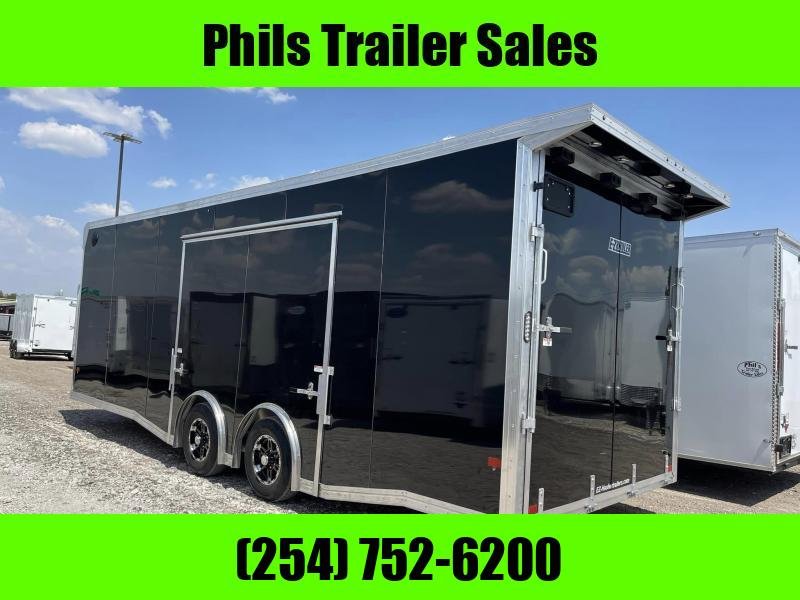 New E-Z Hauler 24' ALL ALUMINUM CAR HAULER LARGE ESCAPE DOOR FINISHED ...