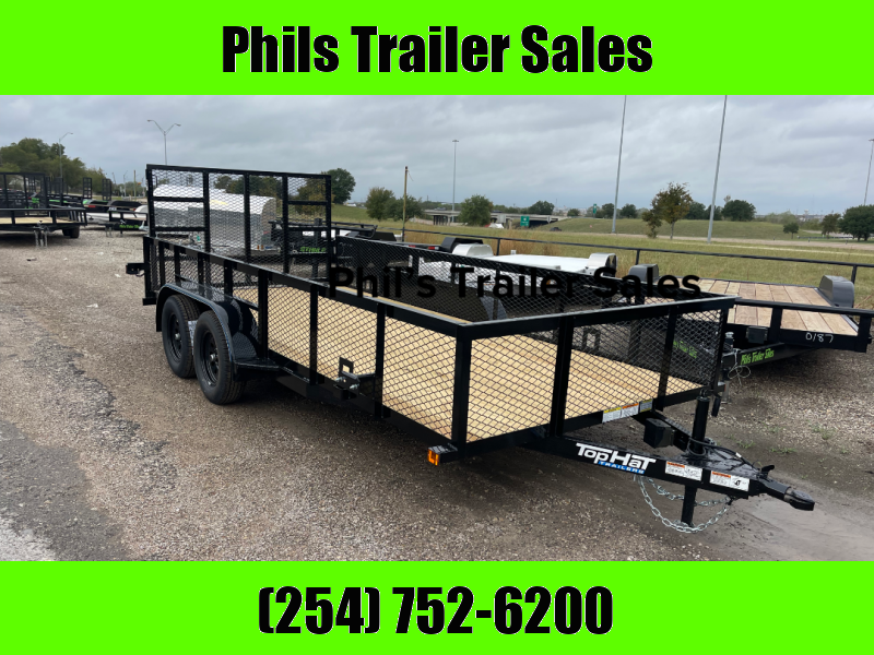 New Top Hat Trailers 83X16 24" EXPANDED METAL SIDES Top Hat Trailers ...