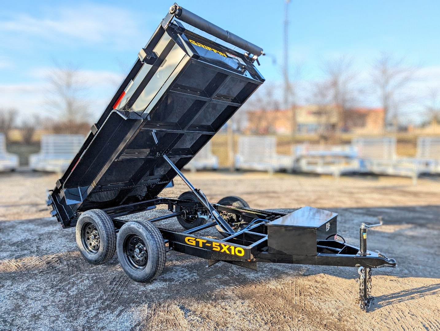 New 2024 Griffin Trailers GT 5x10 Hydraulic Dump Trailer | Howell Michigan
