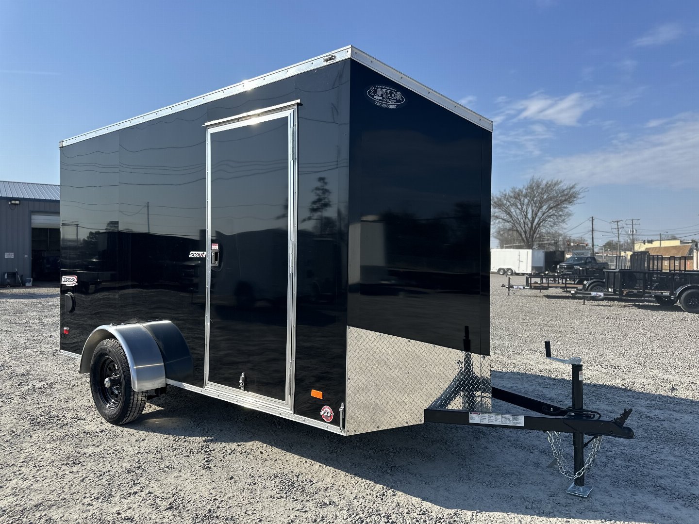 New 2024 BRAVO TRAILERS Scout 6x12 w/ Ramp Door Cargo / Enclosed ...
