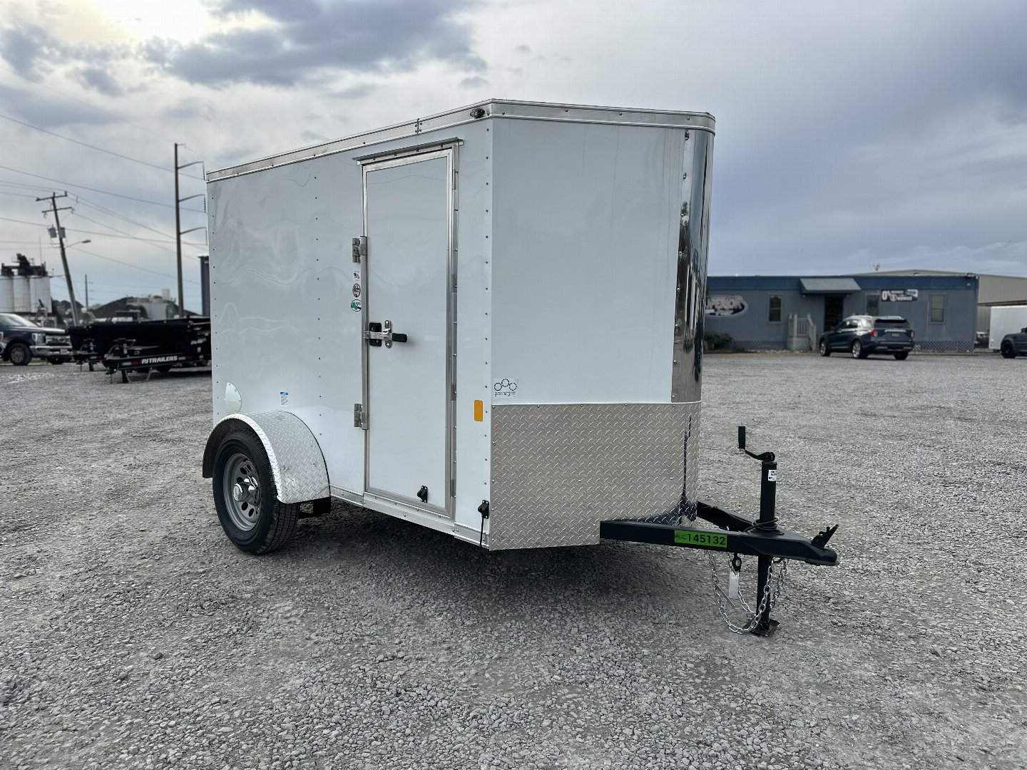 New 2024 CONTINENTAL CARGO 5X8 w/ Ramp Cargo / Enclosed Trailer ...