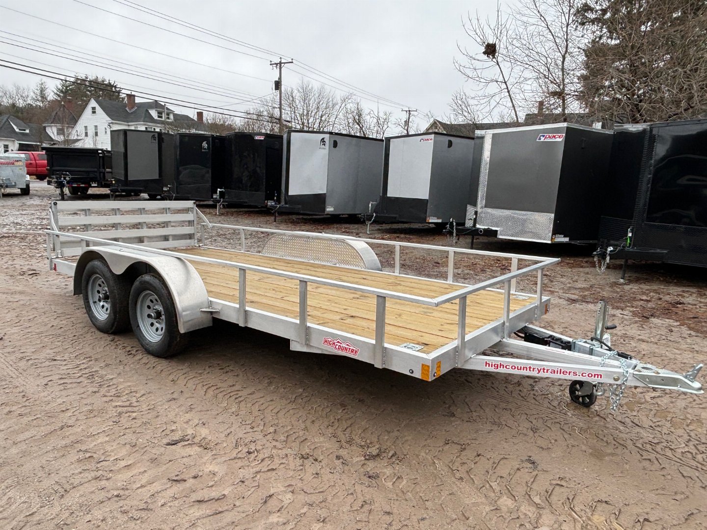 New 2024 High Country 6.5X16 Aluminum Utility Trailer/Bi-folding Ramp ...