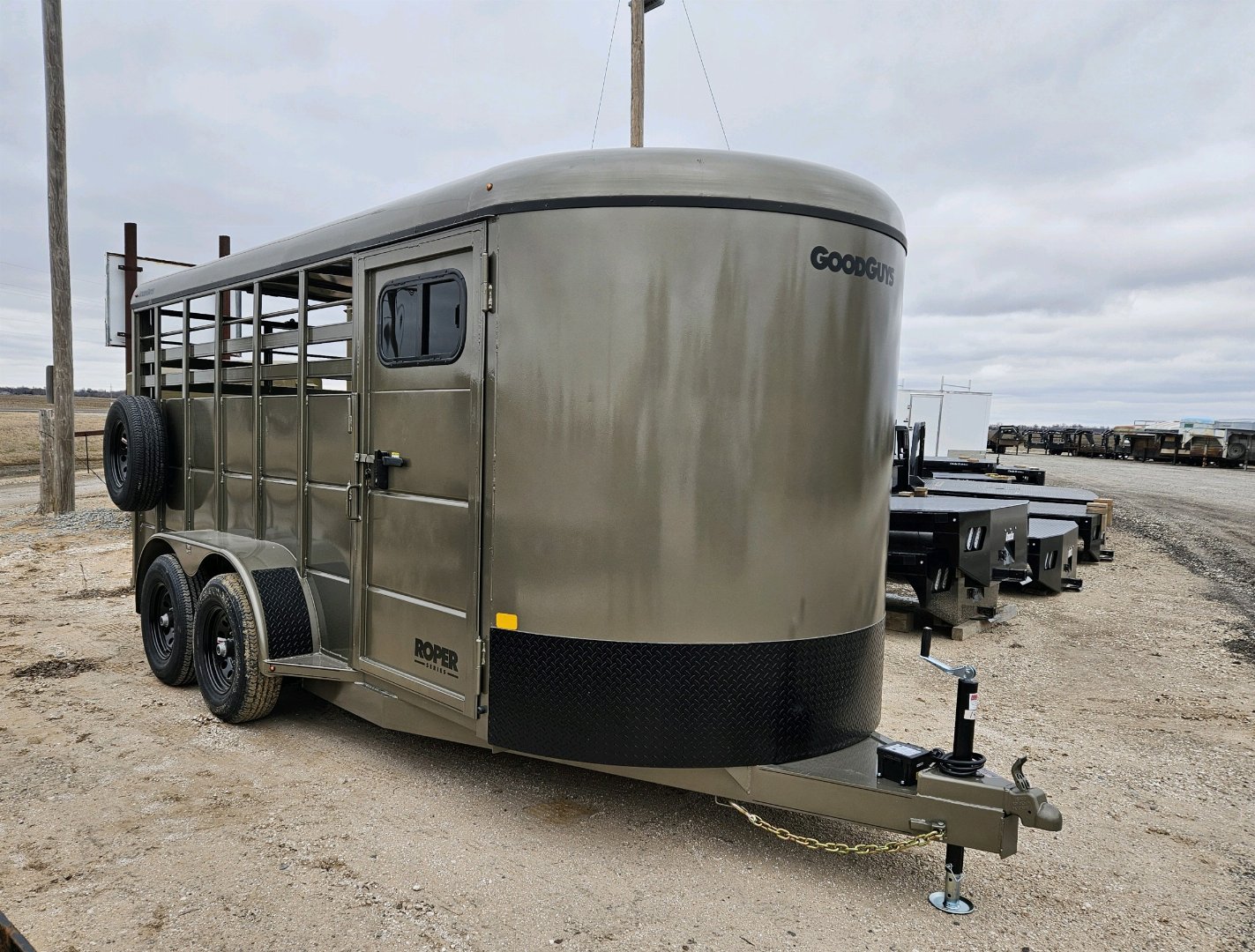 New 2025 Good Guys Trailers 6' x 16' Roper Series 3-Horse Bumper Pull w ...