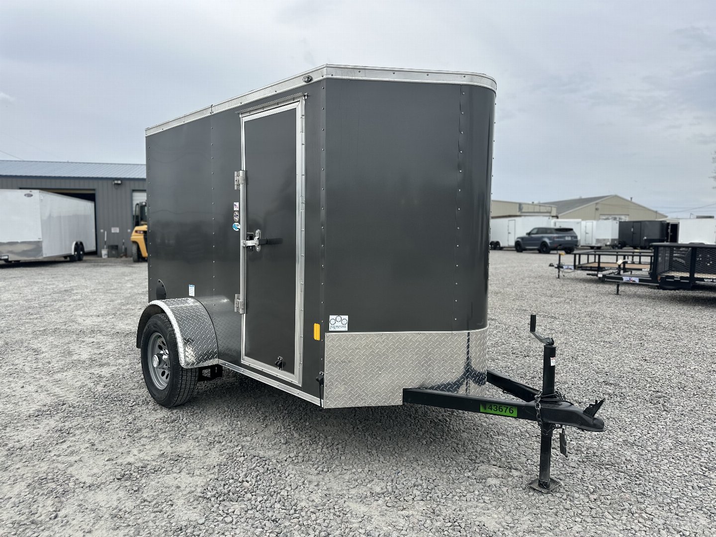 New 2024 CONTINENTAL CARGO 5X8 w/ Ramp Cargo / Enclosed Trailer ...