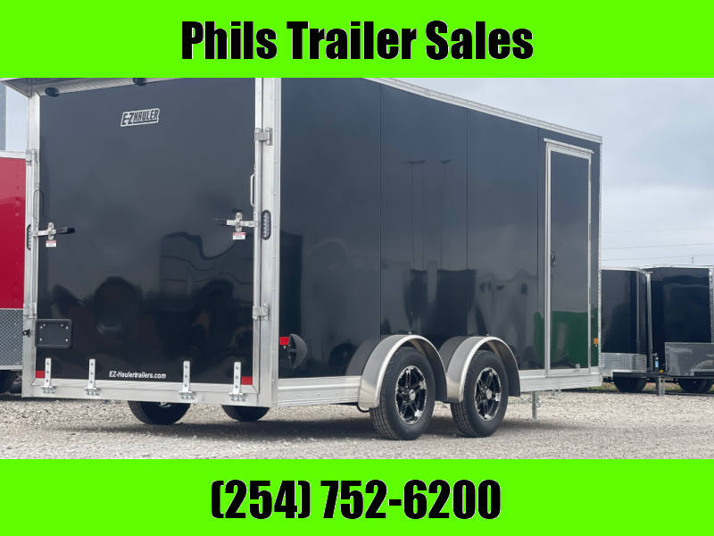 New ALL ALUMINUM 7.5X14 FINISHED INTERIOR ENCLOSED TRAILER UTV TRAILER ...