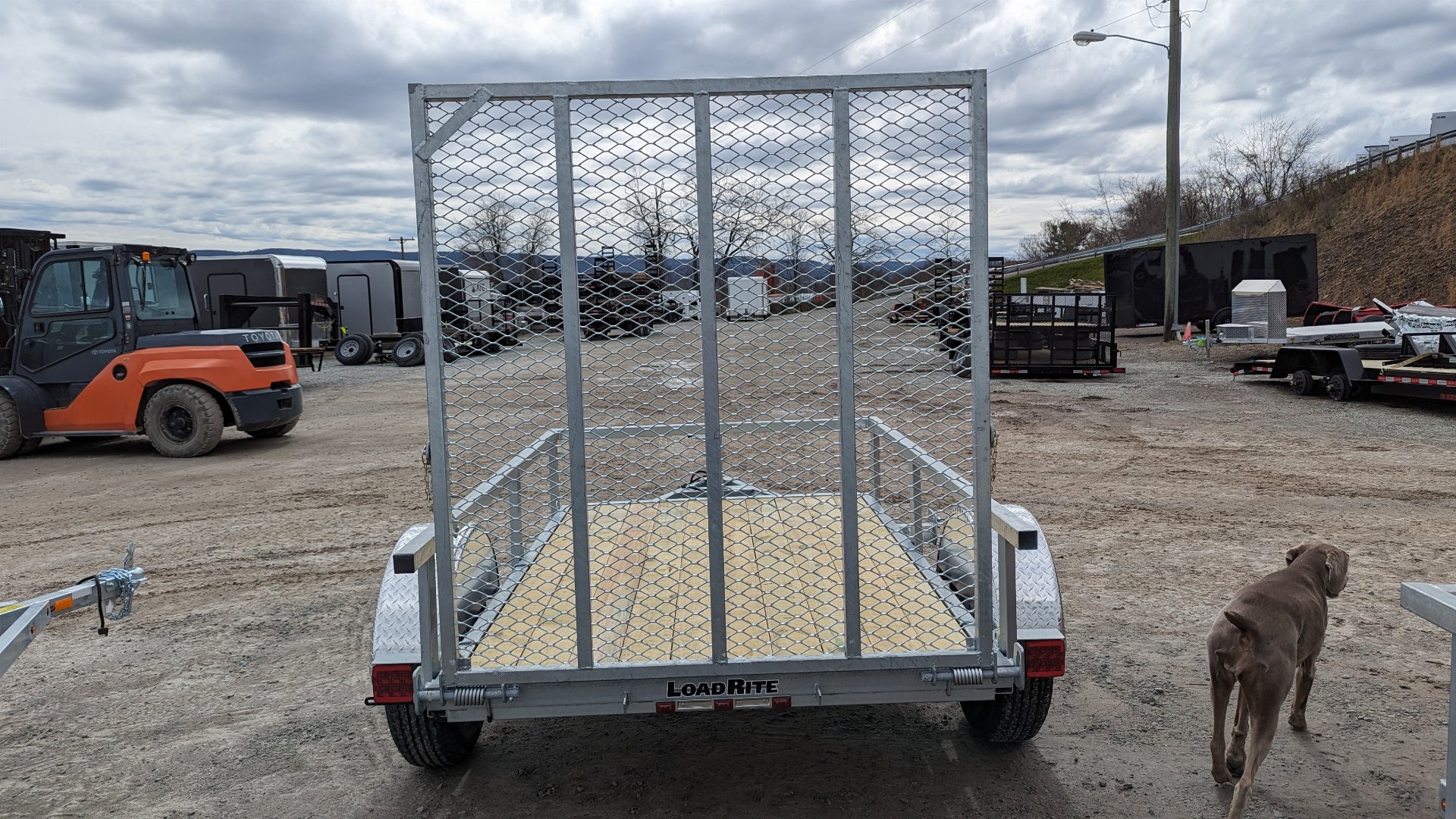 New 2024 Load Rite 5x8 ALL GALVANIZED Utility w/ Spring Assist Gate ...