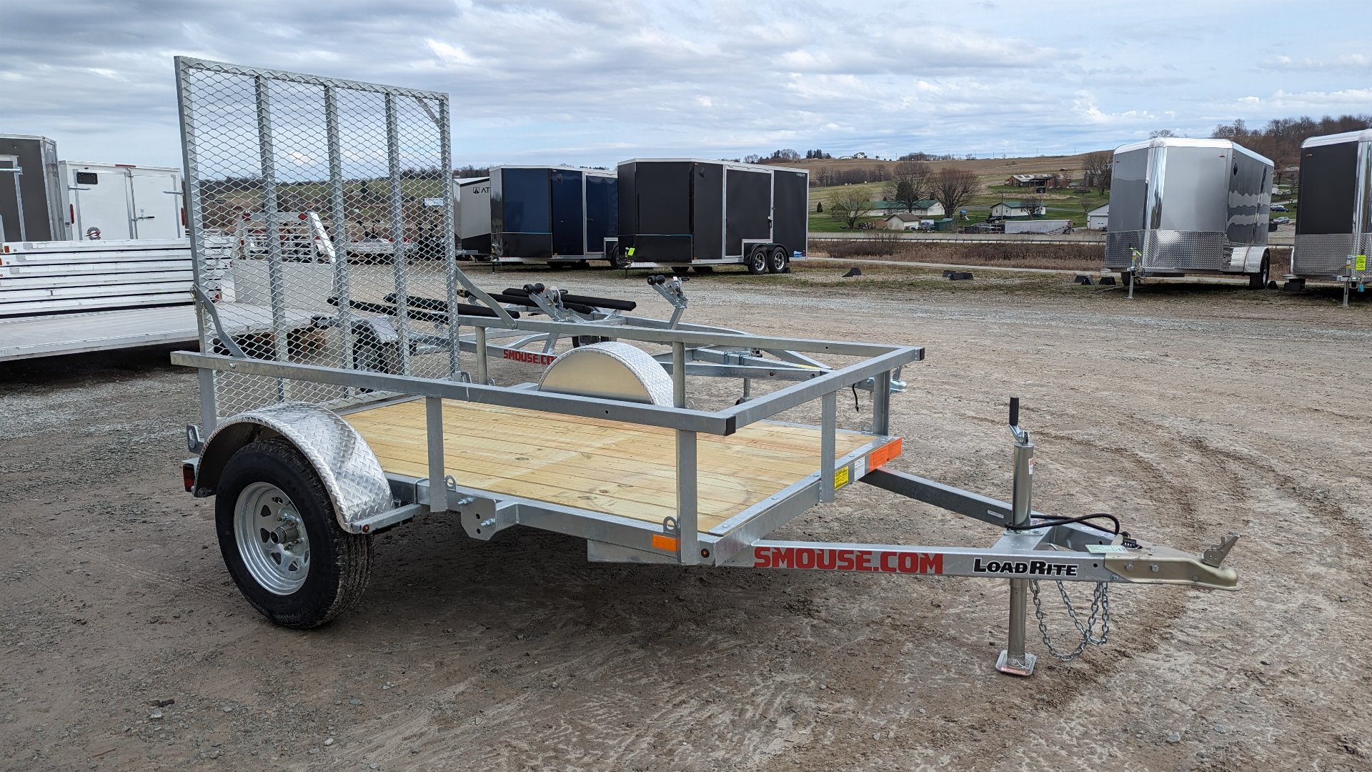 New 2024 Load Rite 5x8 ALL GALVANIZED Utility w/ Spring Assist Gate ...