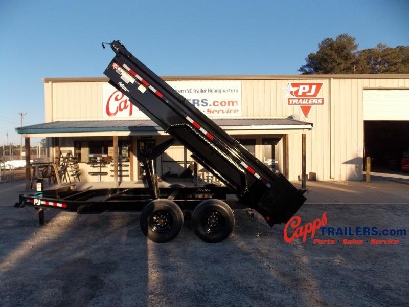 New 2023 PJ Trailers PJ DXT1482BSSK Dump Trailer | Dover North Carolina