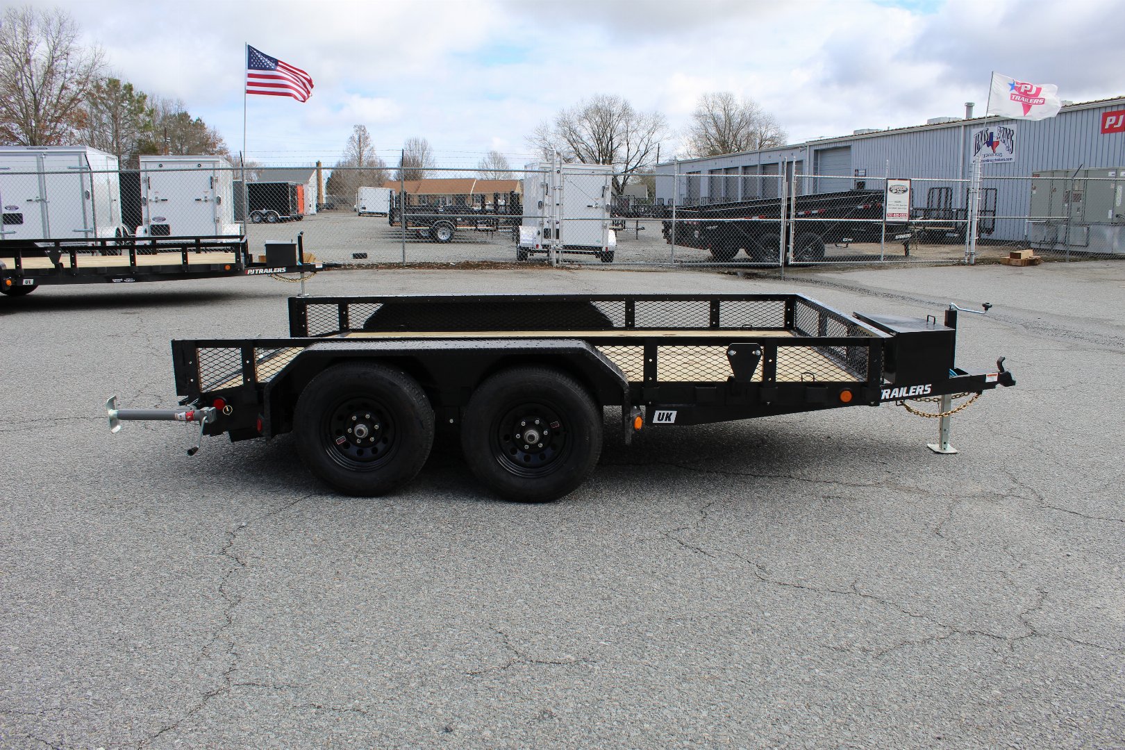 New 2024 PJ TRAILERS 12ft UK 10K w/ Exp Metal Sides & Slide in Ramps | Virginia Beach Virginia