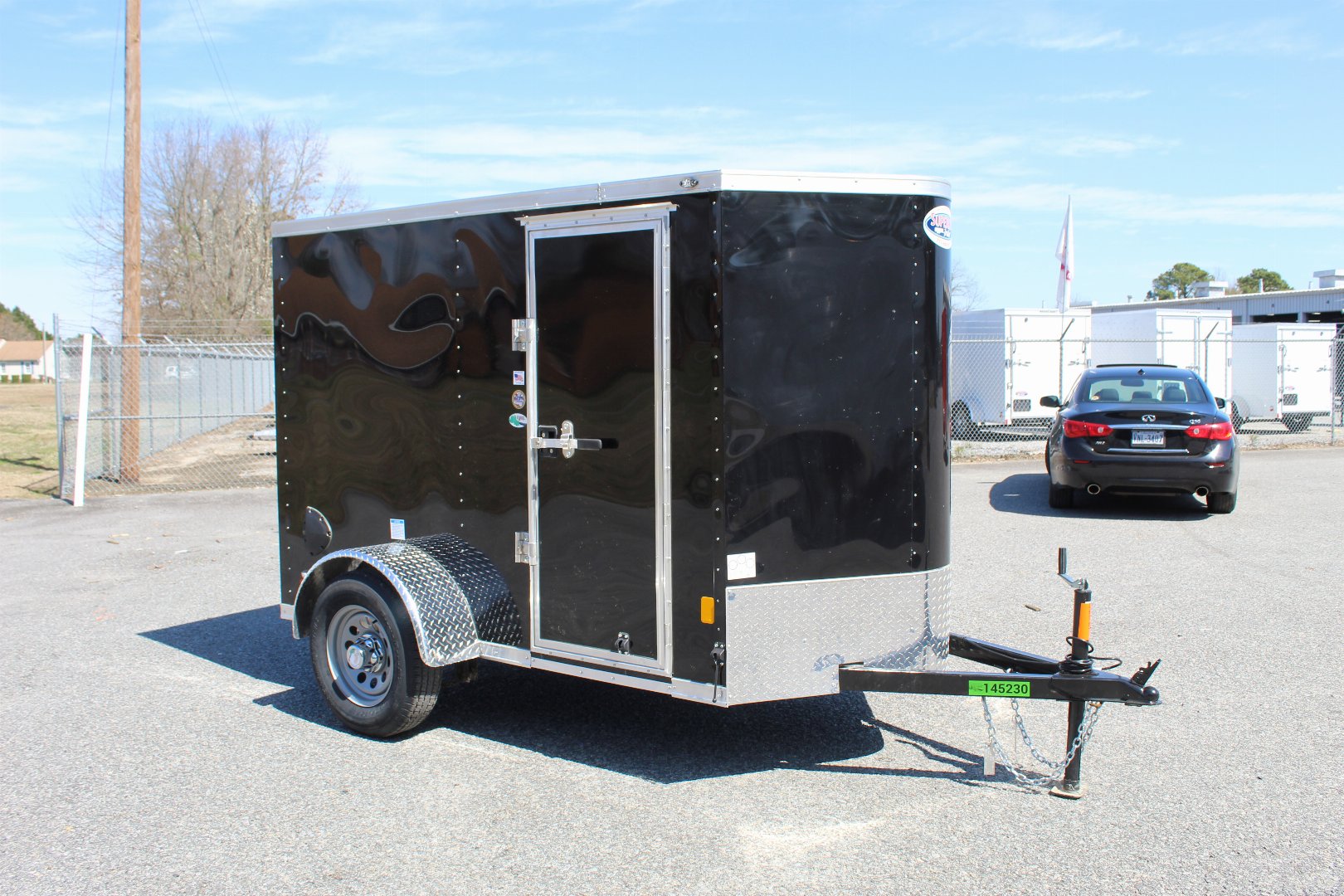New 2024 CONTINENTAL CARGO 5X8 w/ Side Door & Ramp Cargo / Enclosed ...