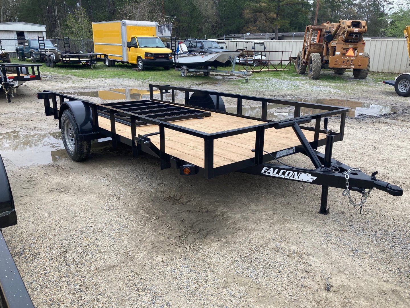 New 2024 Falcon Trailers 6.5x14 SA Utility Trailer | Pearl River Louisiana