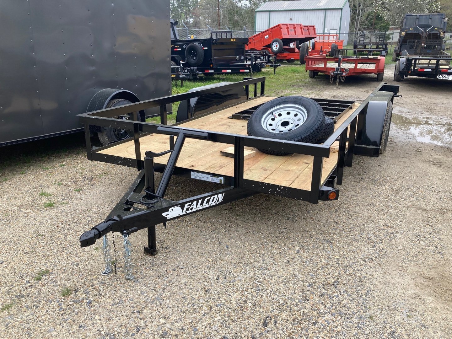 New 2024 Falcon Trailers 6.5x14 Std. Duty TA (NO BRAKES) Utility Trailer | Pearl River Louisiana
