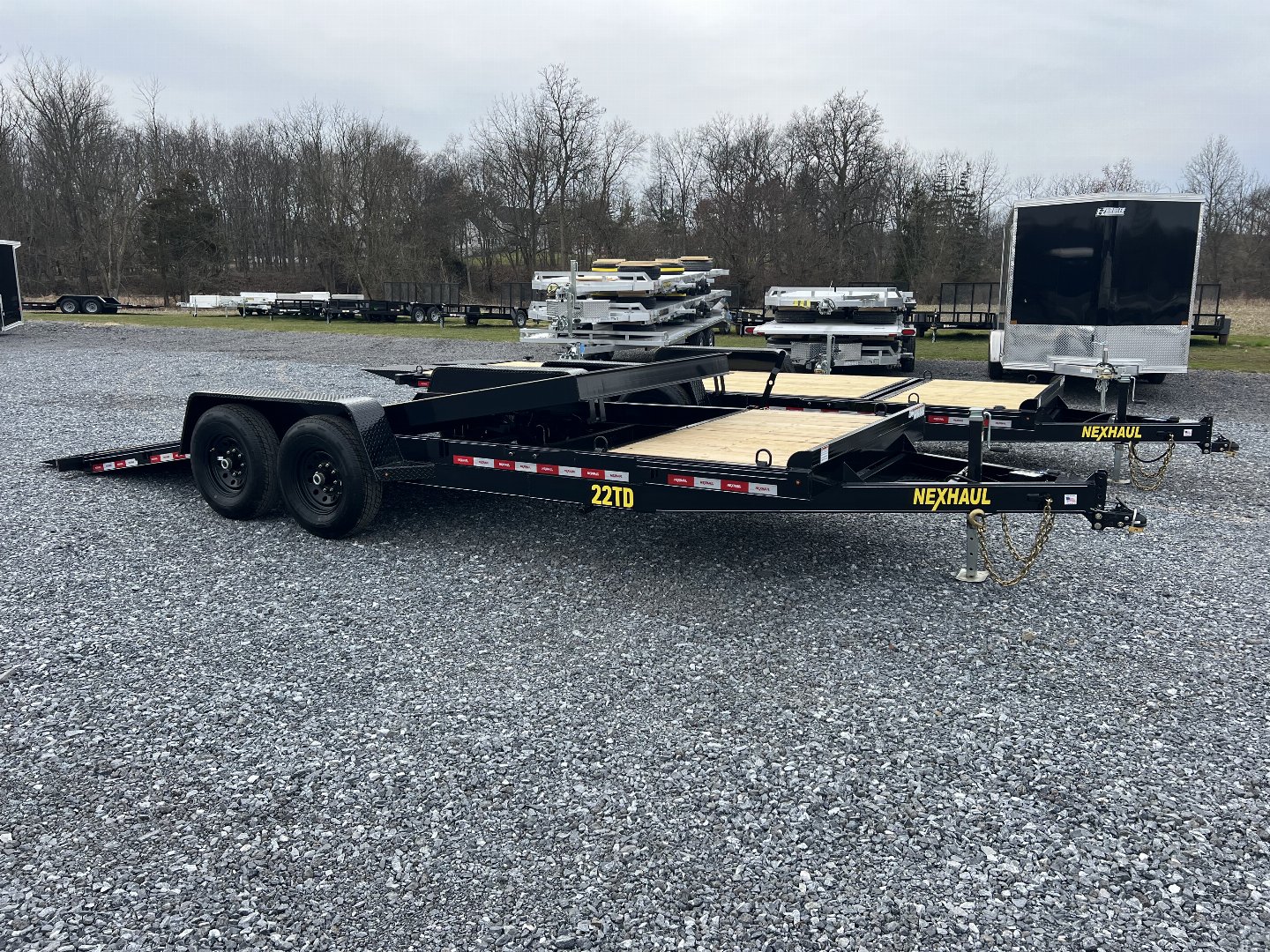 New 2024 NEXHAUL 22 Foot 15,000 LB Tilt Deck Equipment Trailer ...