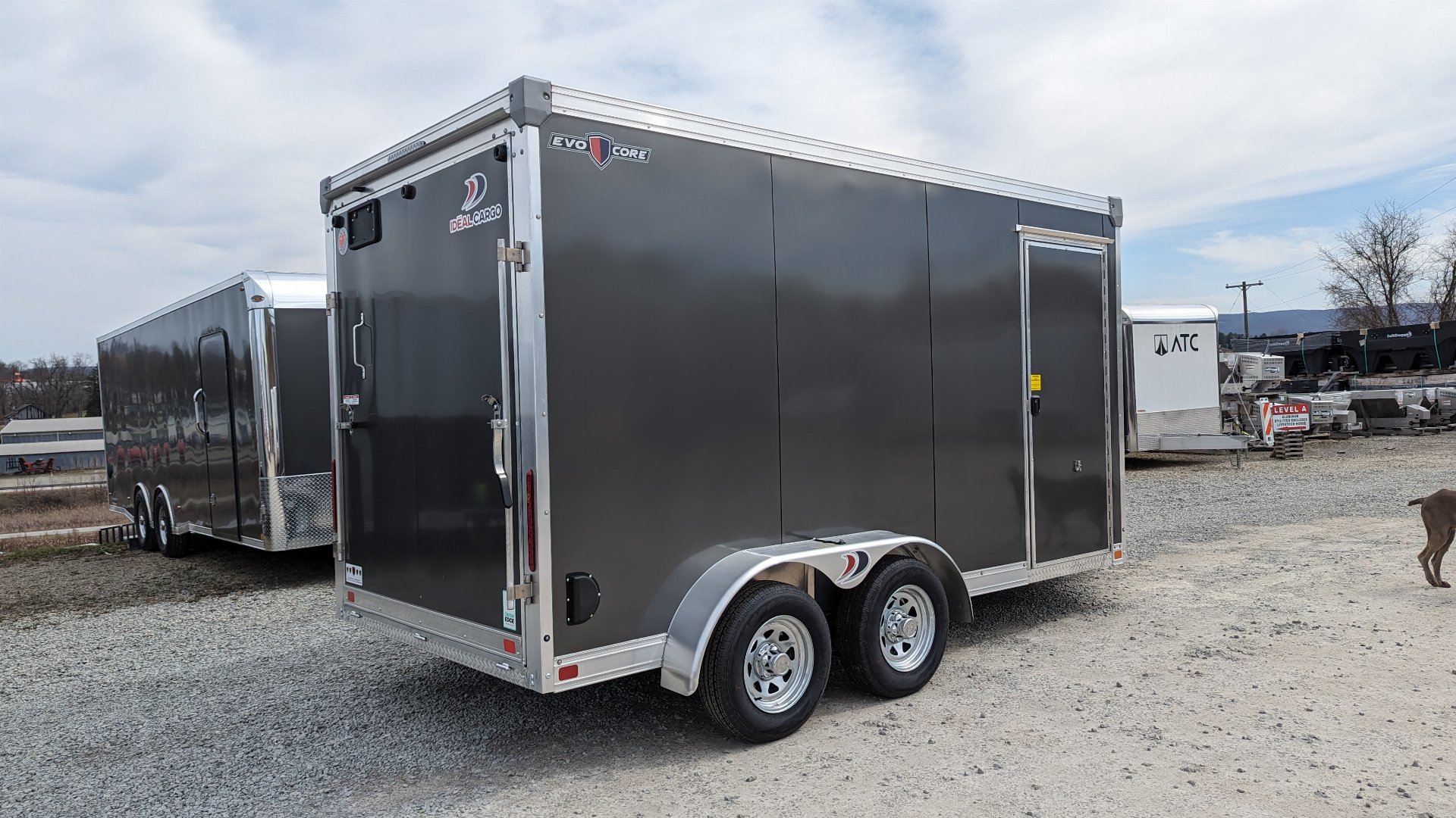 New 2024 Ideal Cargo 7x14 Evocore V-Nose Cargo w/ Ramp (GALVANIZED FRAME!!!) | Mount Pleasant ...