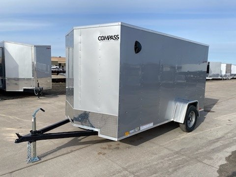 New 2024 COMPASS OB 6 x 12 Outback DLX Flat Top Sloped V-Nose Enclosed ...