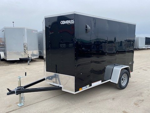 New 2024 COMPASS OB 6 x 10 Outback DLX Flat Top V Nose Enclosed Cargo ...