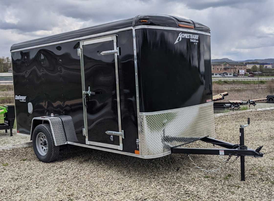 New 2024 Homesteader 6x12 Challenger Cargo Trailer w/ Ramp Door | Mount ...