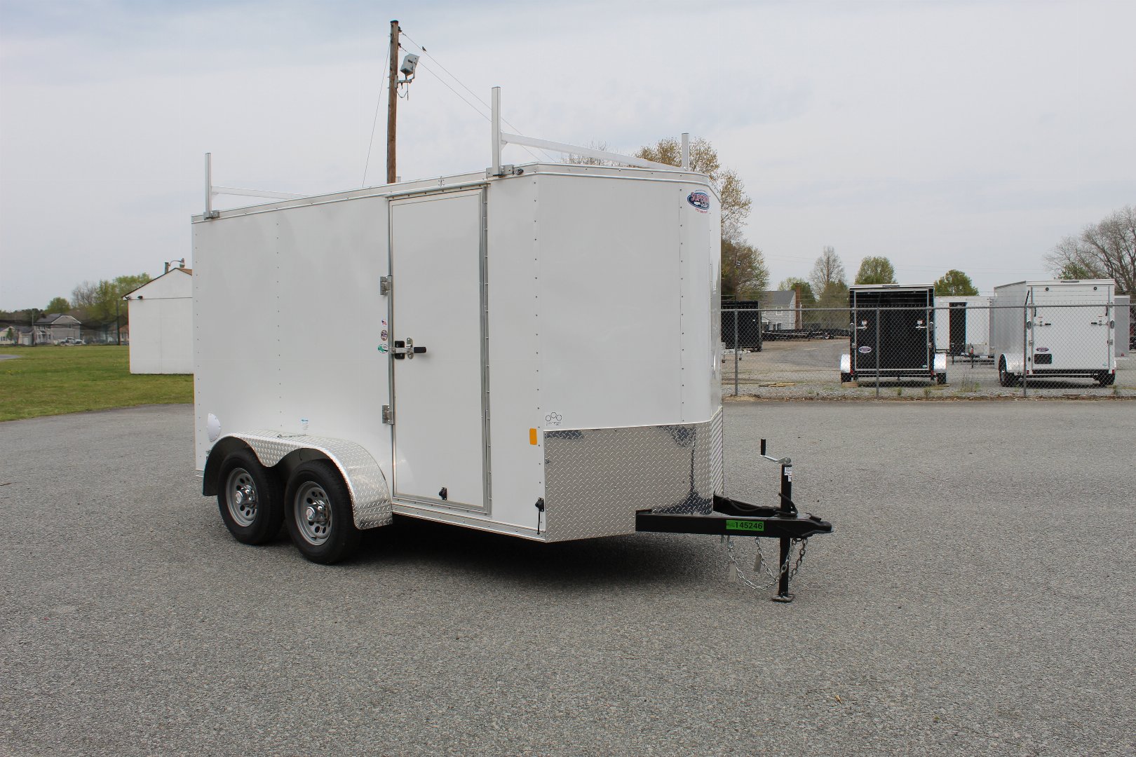 New 2024 CONTINENTAL CARGO 6x12 7K w/Ramp Door Cargo / Enclosed Trailer ...