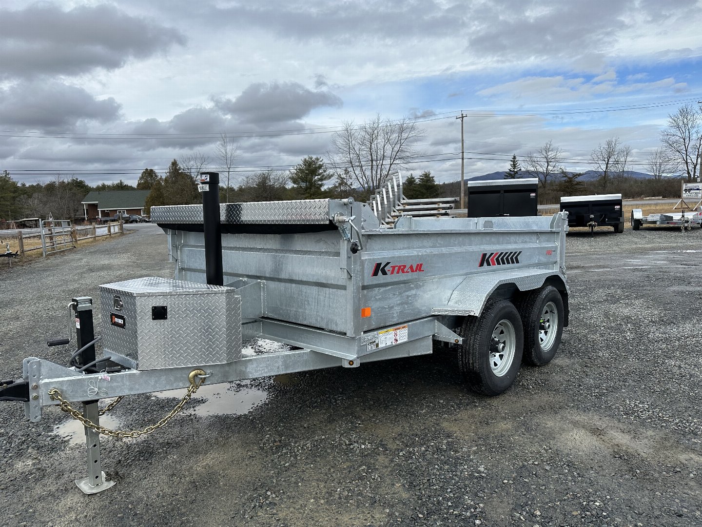 New 2024 K-Trail D610-10 Galvanized Dump Trailer | Hudson Falls New York