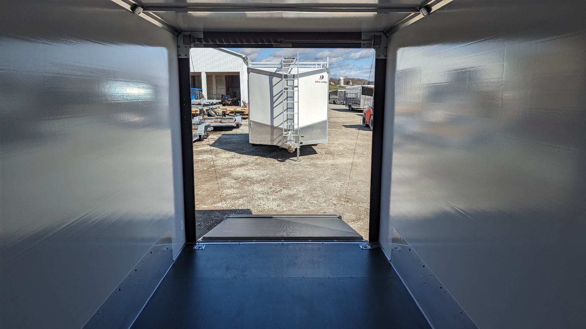 New 2025 Ideal Cargo 7x14 EVOCORE V-Nose Cargo w/ Ramp (GALVANIZED ...