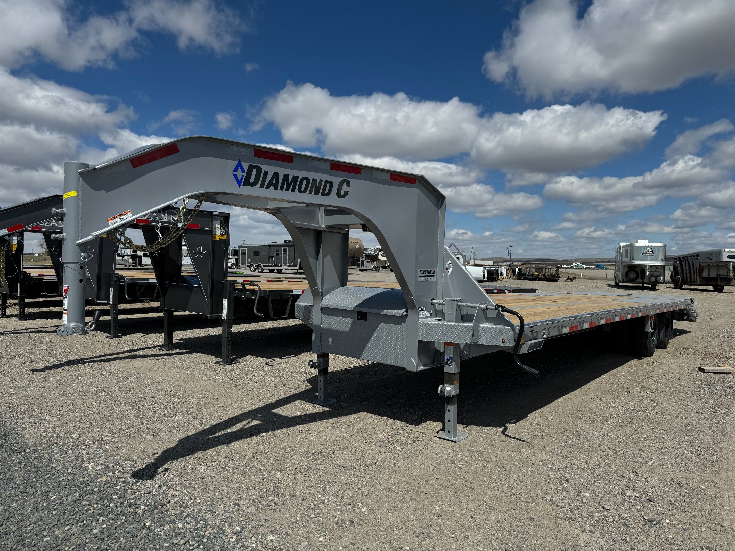 New 2024 Diamond C FMAX210 32' GN FLATBED | Three Forks Montana