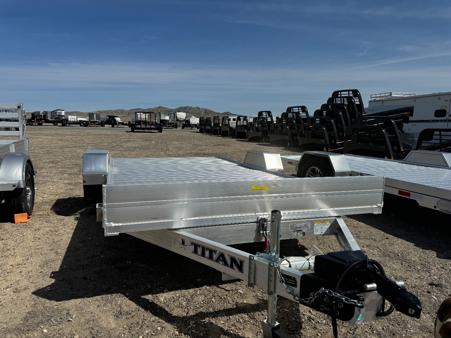 New 2024 Titan Trailer 14' ALUMINUM TILT | Three Forks Montana