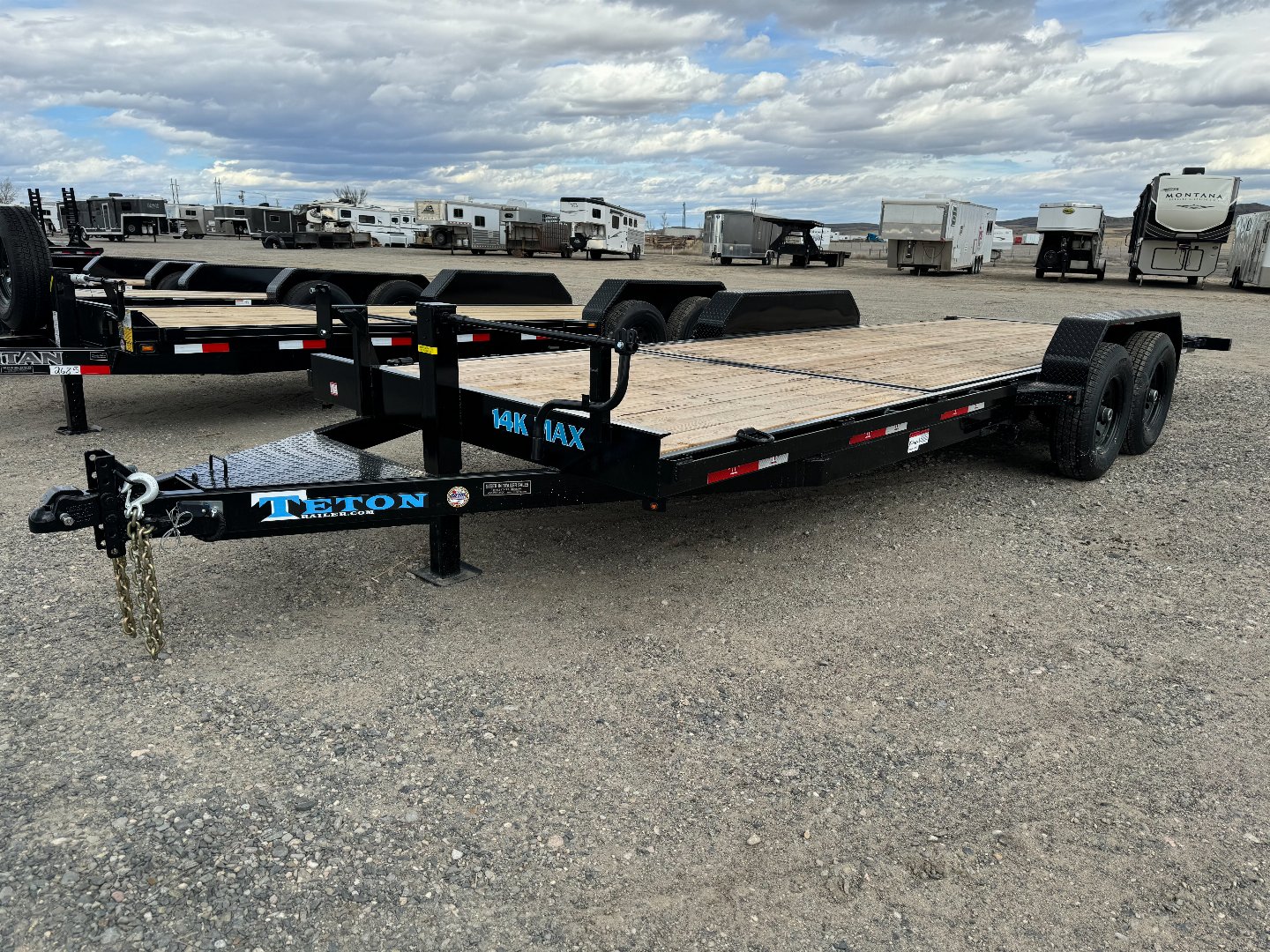 New 2024 Teton Trailer 22' BH TILT (16+6) | Three Forks Montana