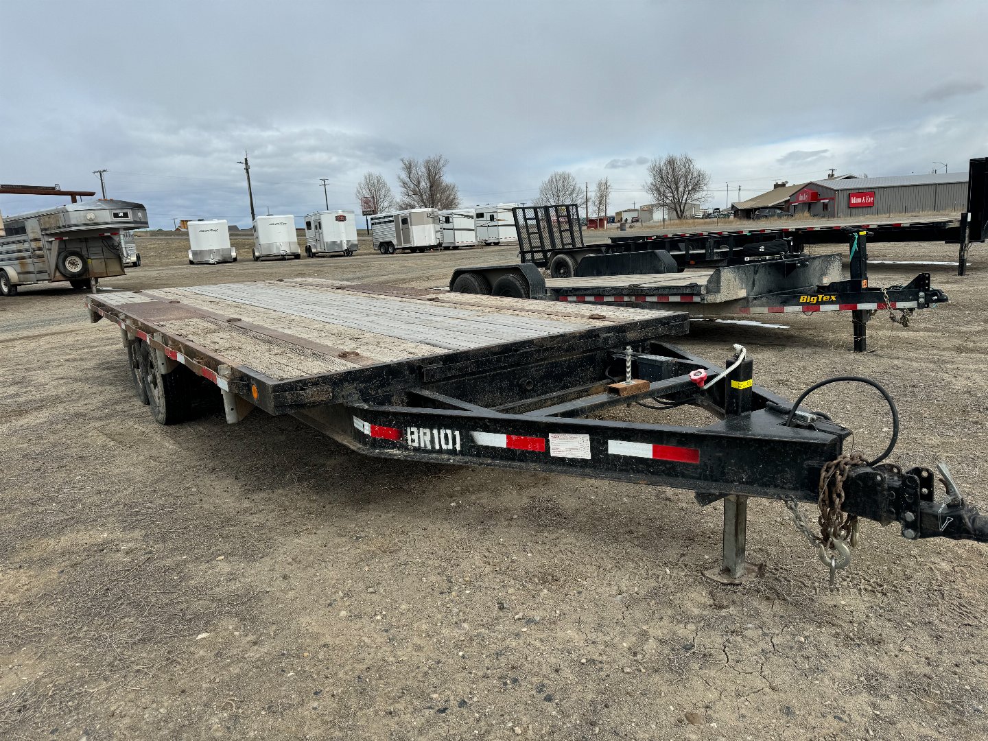 New 2024 Big Tex Trailers 14EH 22' BH Equipment Trailer | Three Forks ...