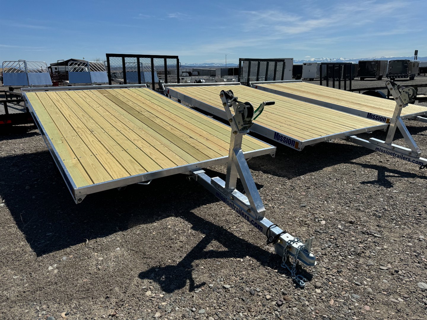 New 2024 Mission 84x12 RAFT TRAILER | Three Forks Montana