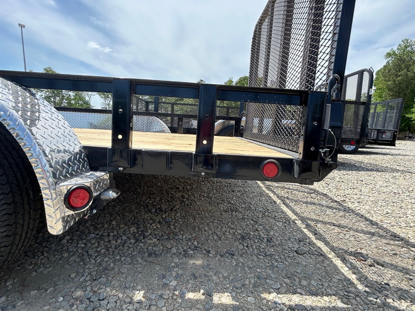 New 2024 PJ TRAILERS 14ft UK 7K w/ 4ft Fold In Gate Utility Trailer | Richmond Virginia