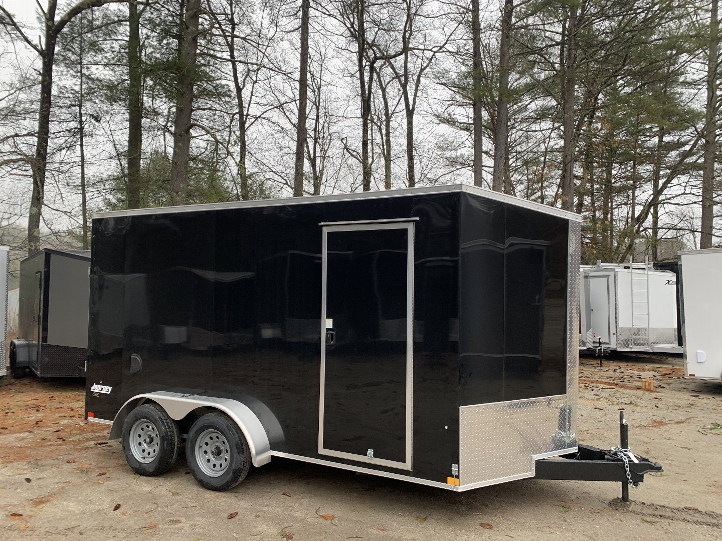 New 2024 Pace Journey 7X14 + 2ft V-nose/Rear Ramp/7' interior/7000GVW ...