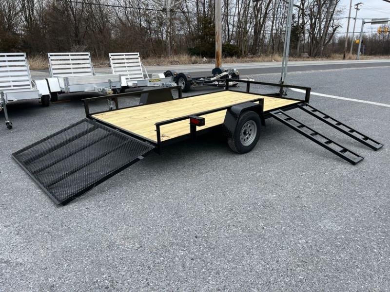 New 2024 MCT MCT 6'10"x14' Landscape Trailer With Side Ramps Rear ...