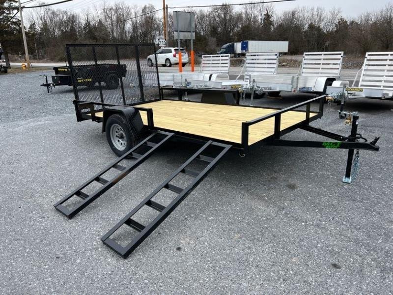 New 2024 MCT MCT 6'10"x14' Landscape Trailer With Side Ramps Rear ...