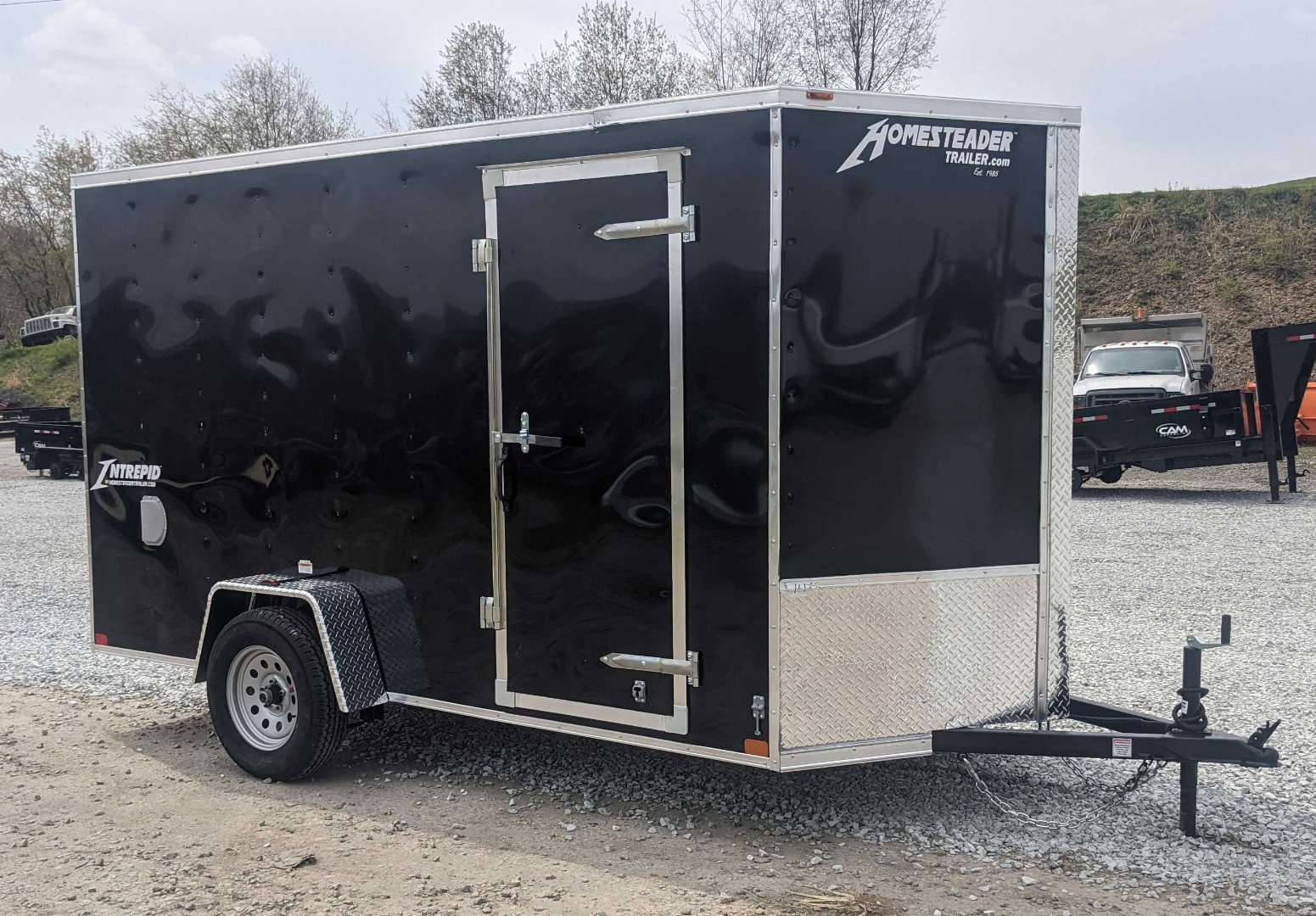 New 2024 Homesteader 6x12 Intrepid V-Nose Cargo Trailer w/ Ramp Door ...