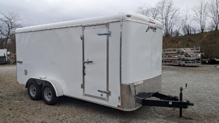 New 2024 Homesteader 6x10 Intrepid V-Nose Cargo Trailer w/ Barn Doors ...