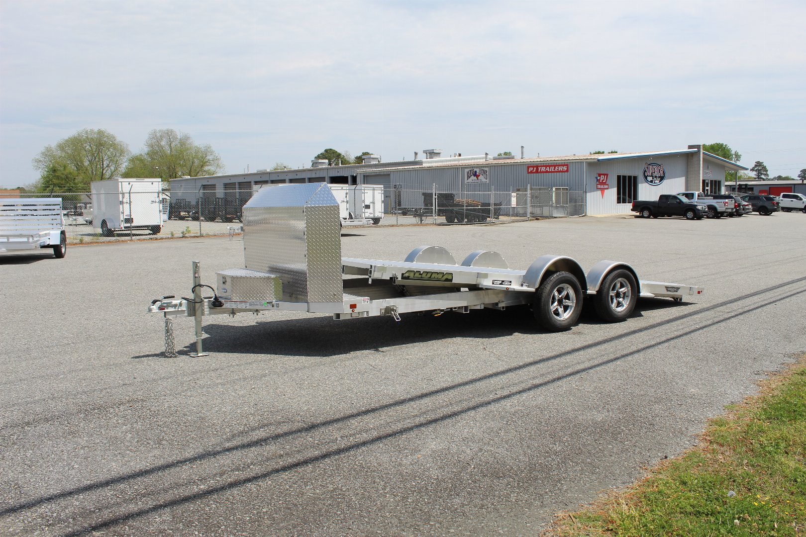 New 2025 ALUMA 8218 Low Profile Tilt Car Trailer Car / Racing Trailer ...