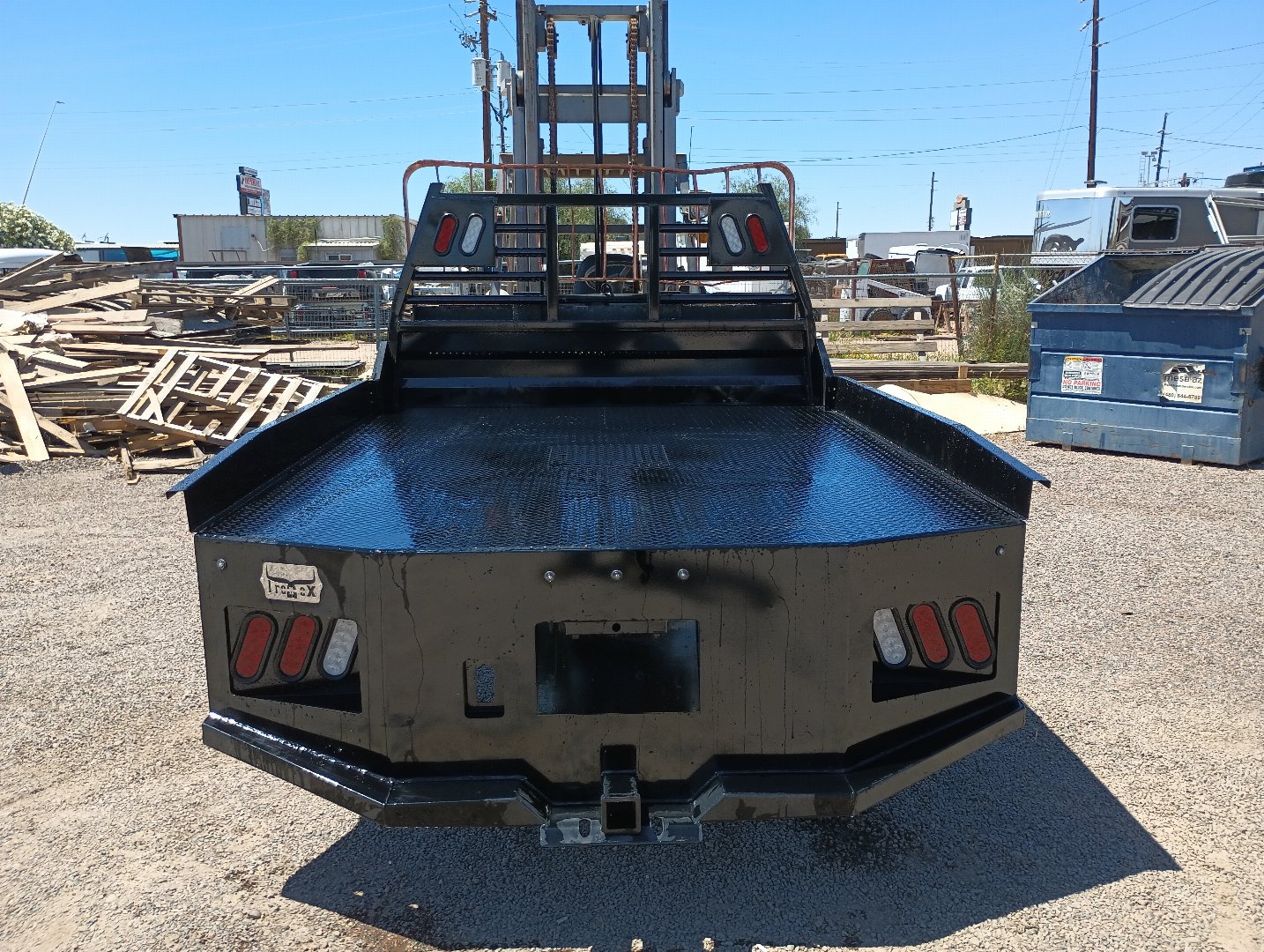 New 2024 Iron Ox FLATBED W/ GOOSENECK RAM SRW LONG BED Truck Bed | Mesa ...