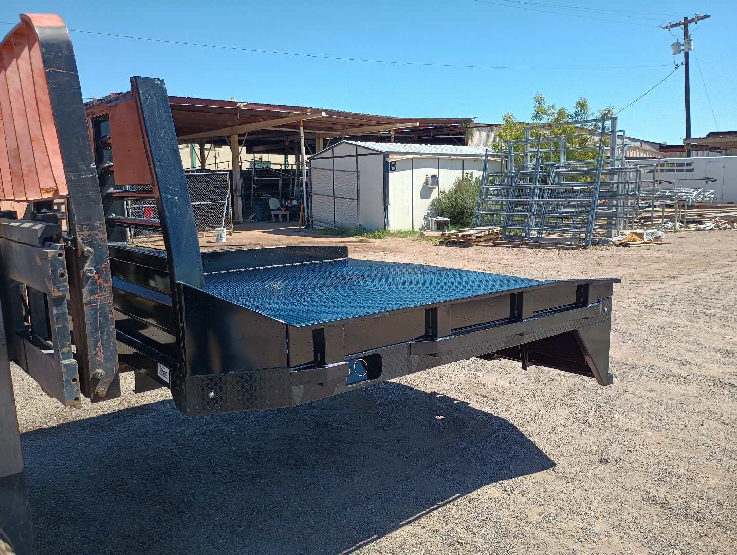 New 2024 Iron Ox FLATBED W/ GOOSENECK RAM DUALLY TAKE OFF Truck Bed ...