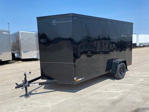 New 2025 CROSS TRAILERS 6' x 12'+24 Enclosed Cargo Trailer W/Rear Ramp ...