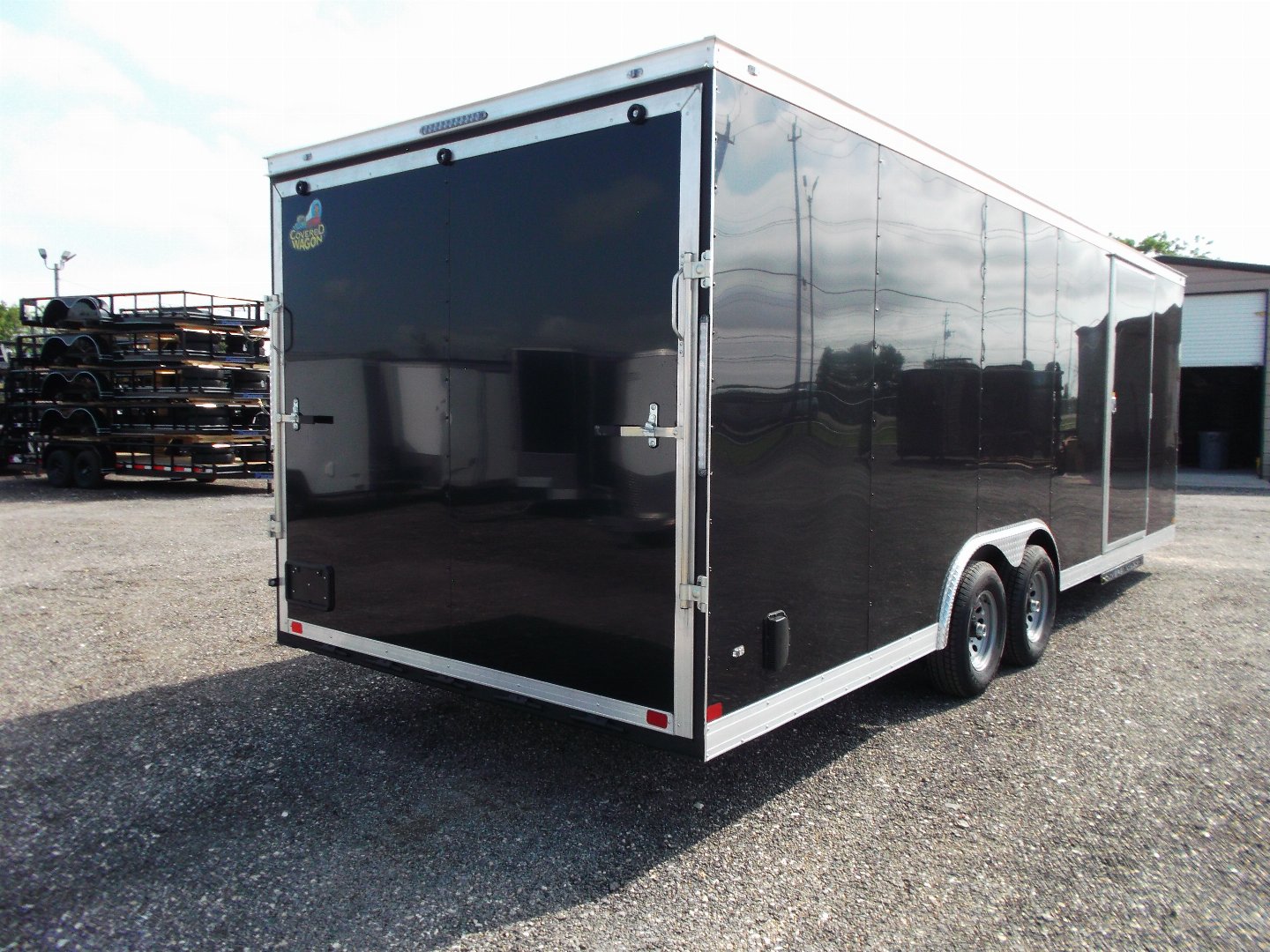 New 2024 COVERED WAGON TRAILERS 8.5x24 Tandem Axle Cargo / Enclosed ...