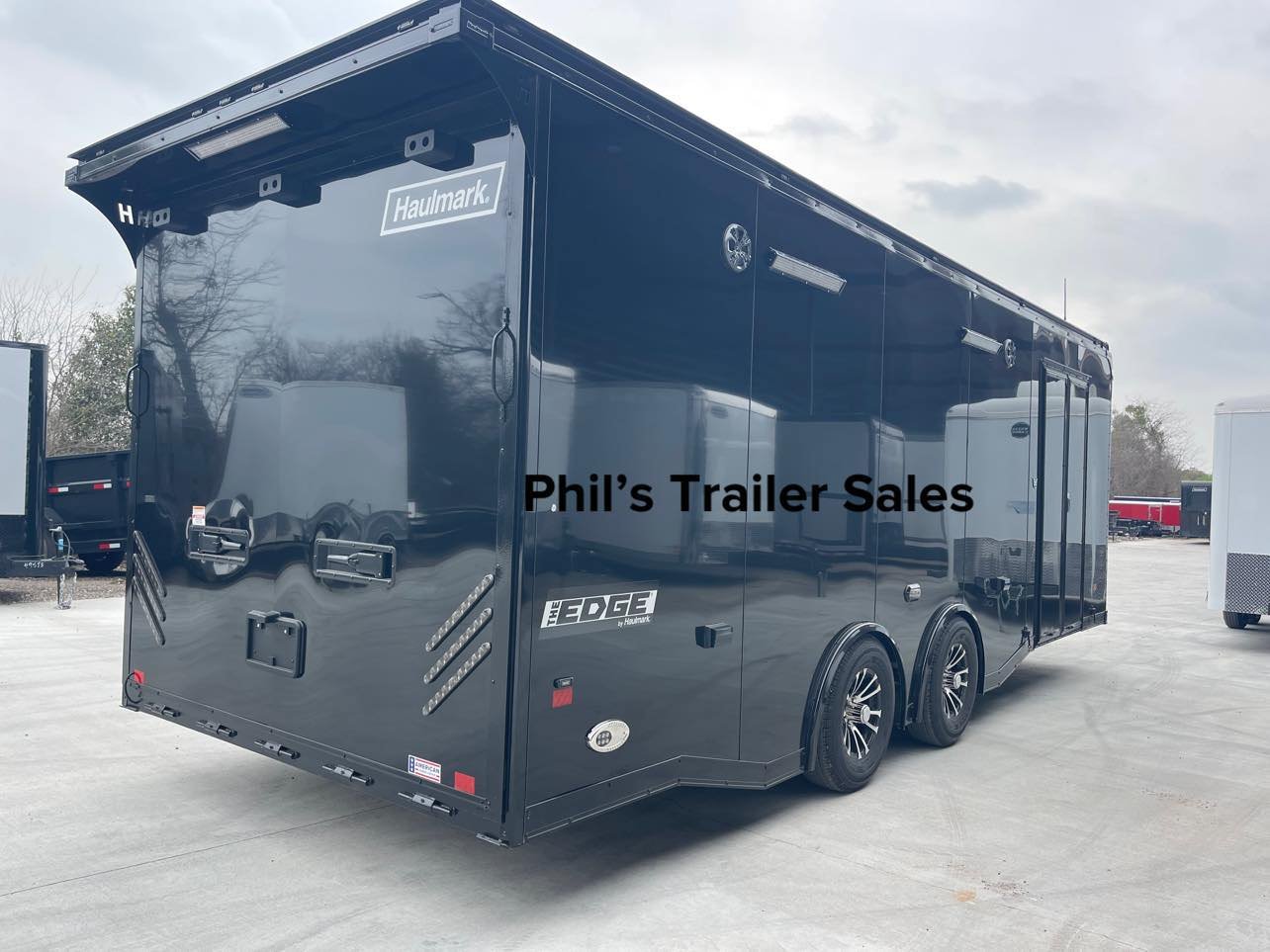 New 24 Haulmark ELECTRIC AWNING EDGE PRO Car / Racing Trailer LOADED ...