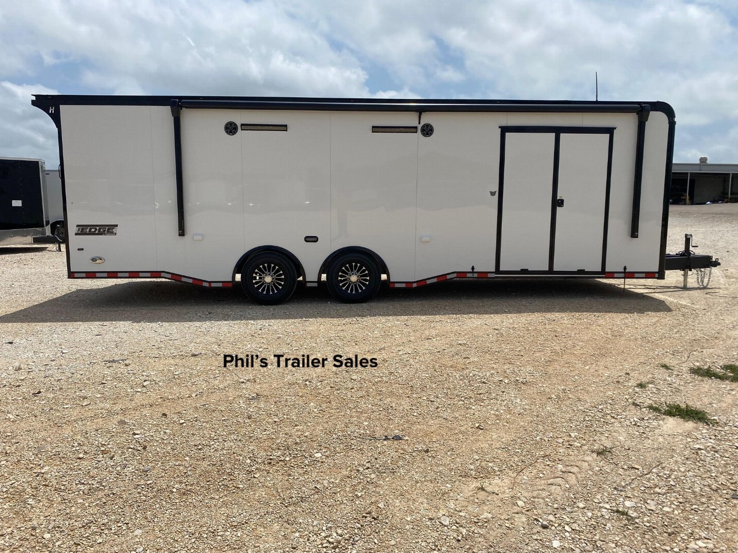 New 28 BLACK TRIM Haulmark EDGE PRO Car / Racing Trailer LOADED ...