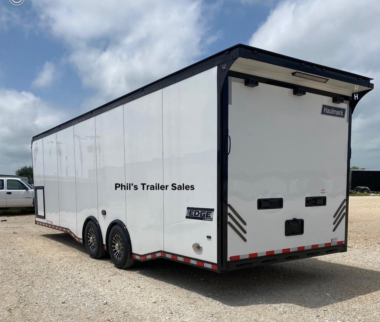 New 28 BLACK TRIM Haulmark EDGE PRO Car / Racing Trailer LOADED ...