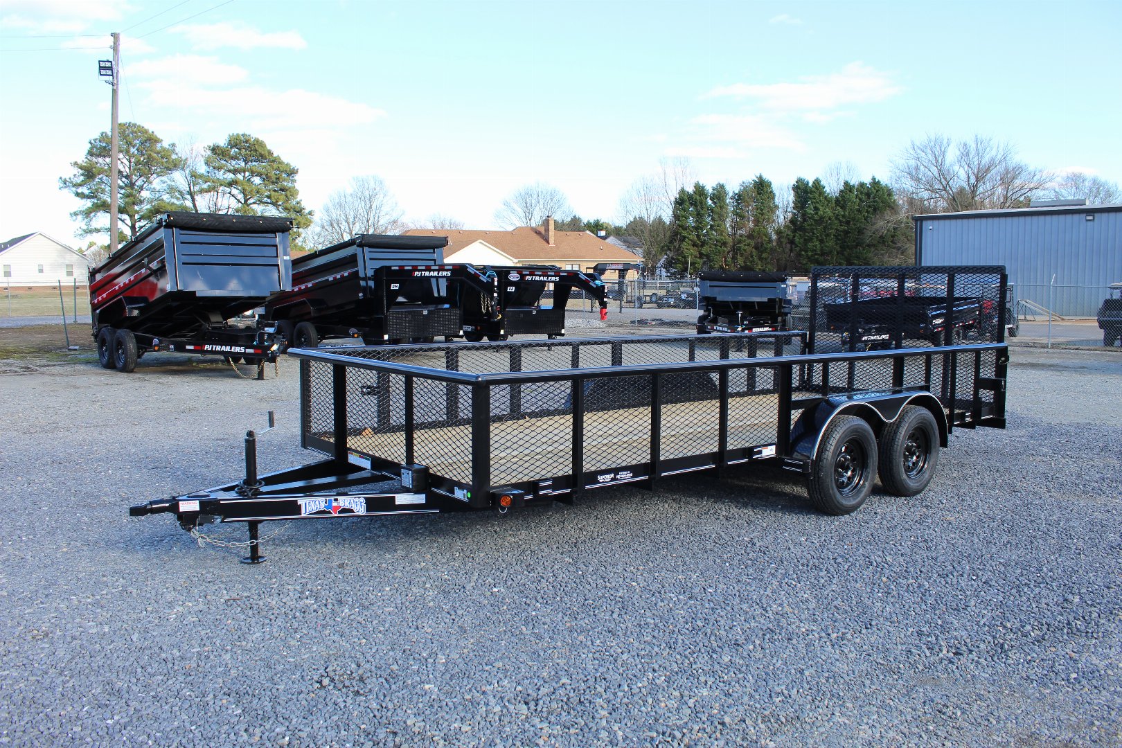 New 2024 TEXAS BRAGG TRAILERS 18P 2ft Expanded Sides w/ Gate Utility ...